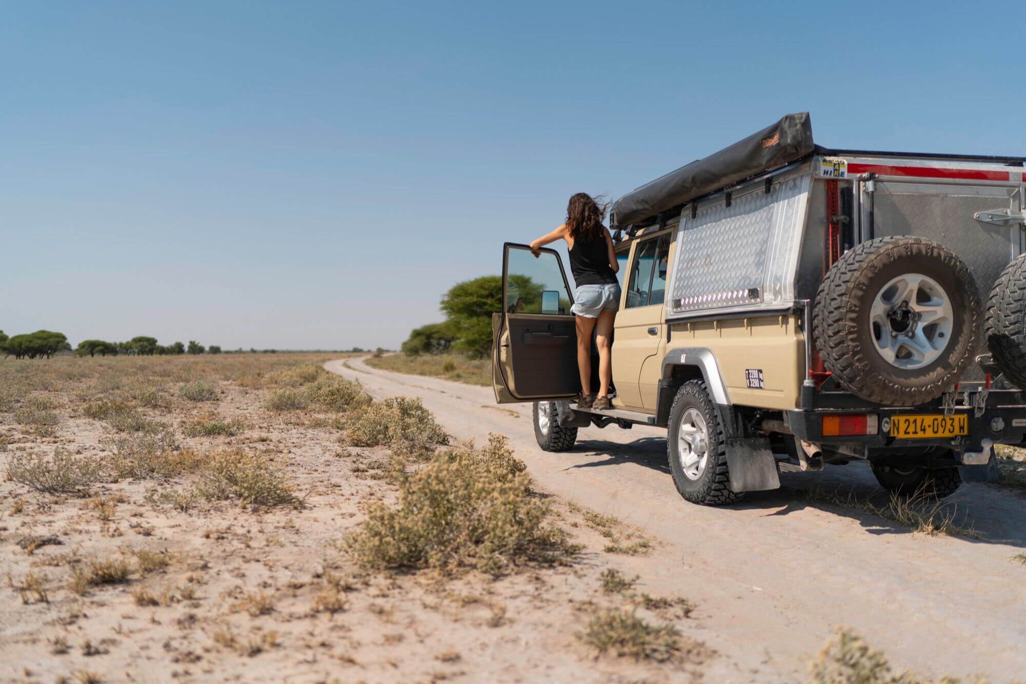 Game Drive auf Deception Loop - CKGR in Botswana - Wildful Stories